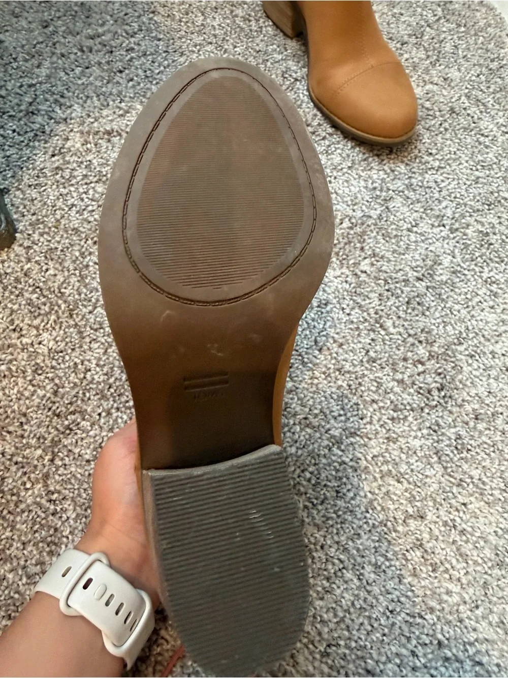 Toms | Shoes | Toms Chestnut Tan Chelsea Booties | Poshmark